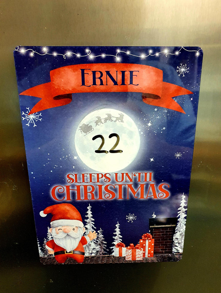 Christmas Count Down Sign – Hawkins Personalised Printing